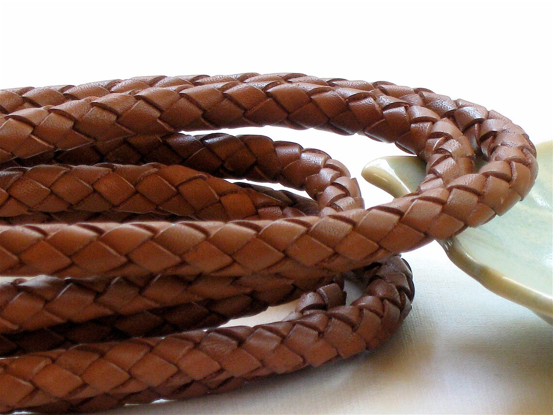 6mm Leather BOLO Cord in Light Brown . 12 Inches . High - Etsy