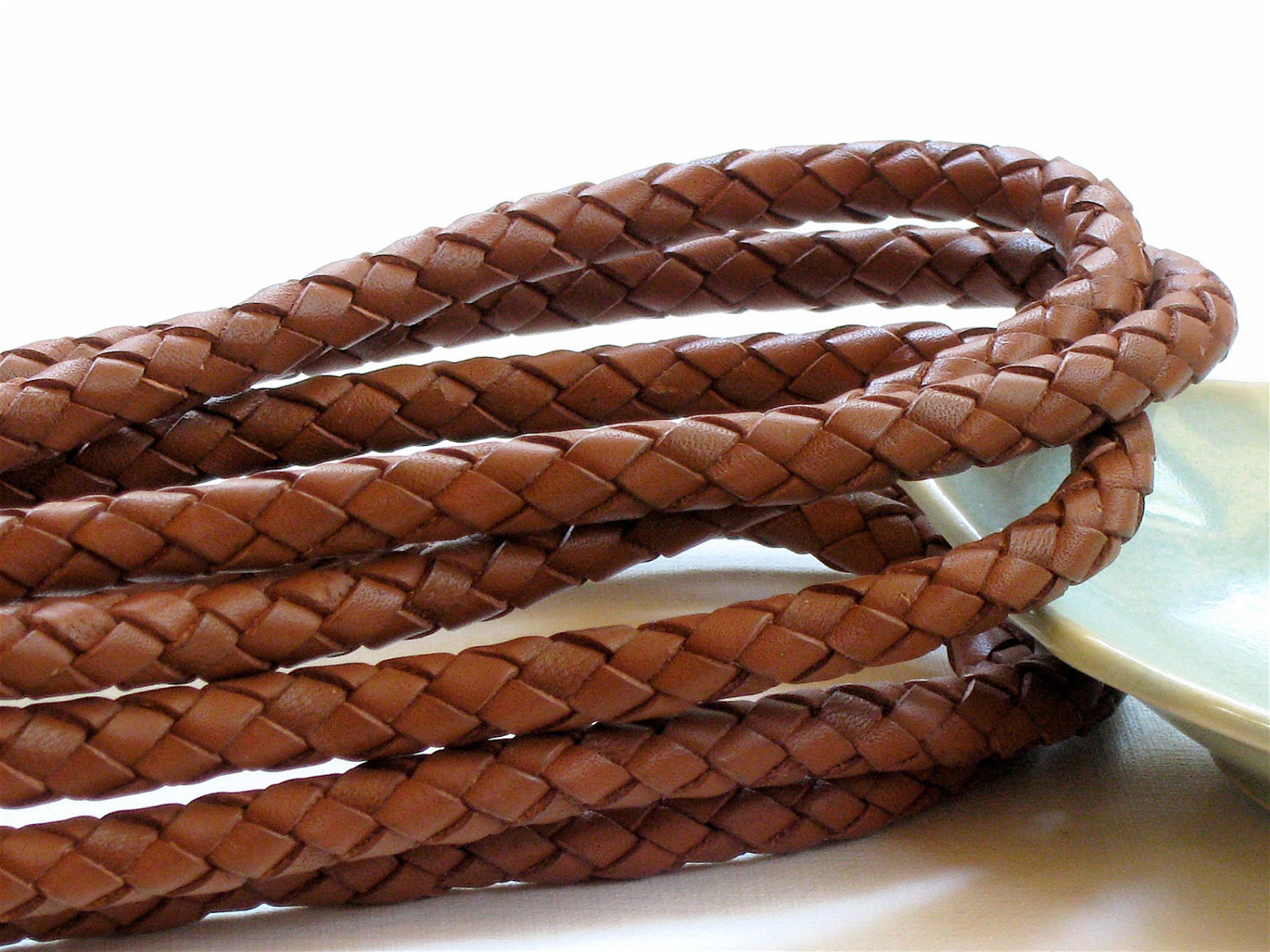 6mm Leather BOLO Cord in Light Brown . 12 Inches . High - Etsy