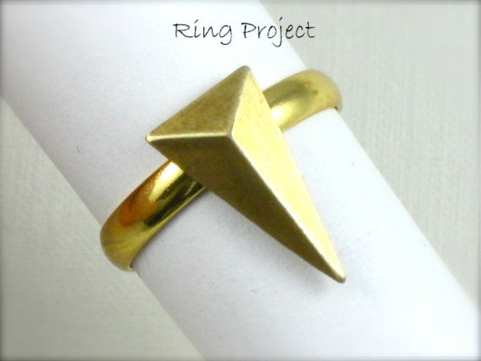 10 Faceted TRIANGLE Geometric Jewelry Embellishments. Raw - Etsy