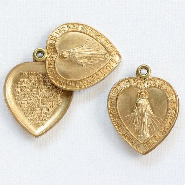 Virgin Mary Locket - Etsy
