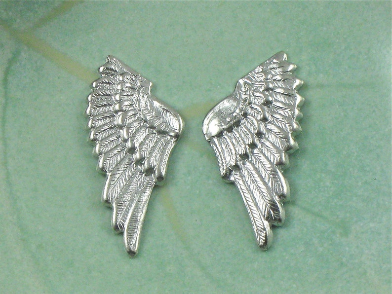 4 Sets (8 Pcs) of Silver Fairy Angel Wings (ff6b) - Etsy