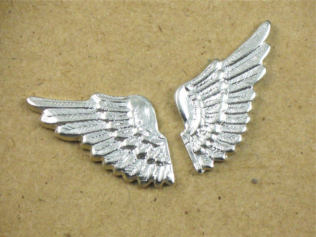 4 Sets (8 Pcs) of Silver Fairy Angel Wings (ff6b) - Etsy
