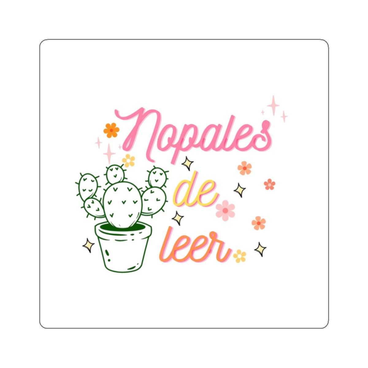 Nopales De Leer Sticker - Etsy