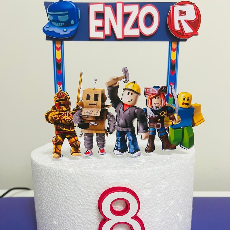 Roblox Cake Topper - Etsy