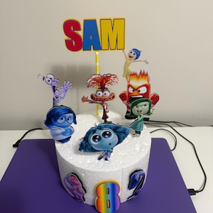 Inside Out Cake Topper - Etsy