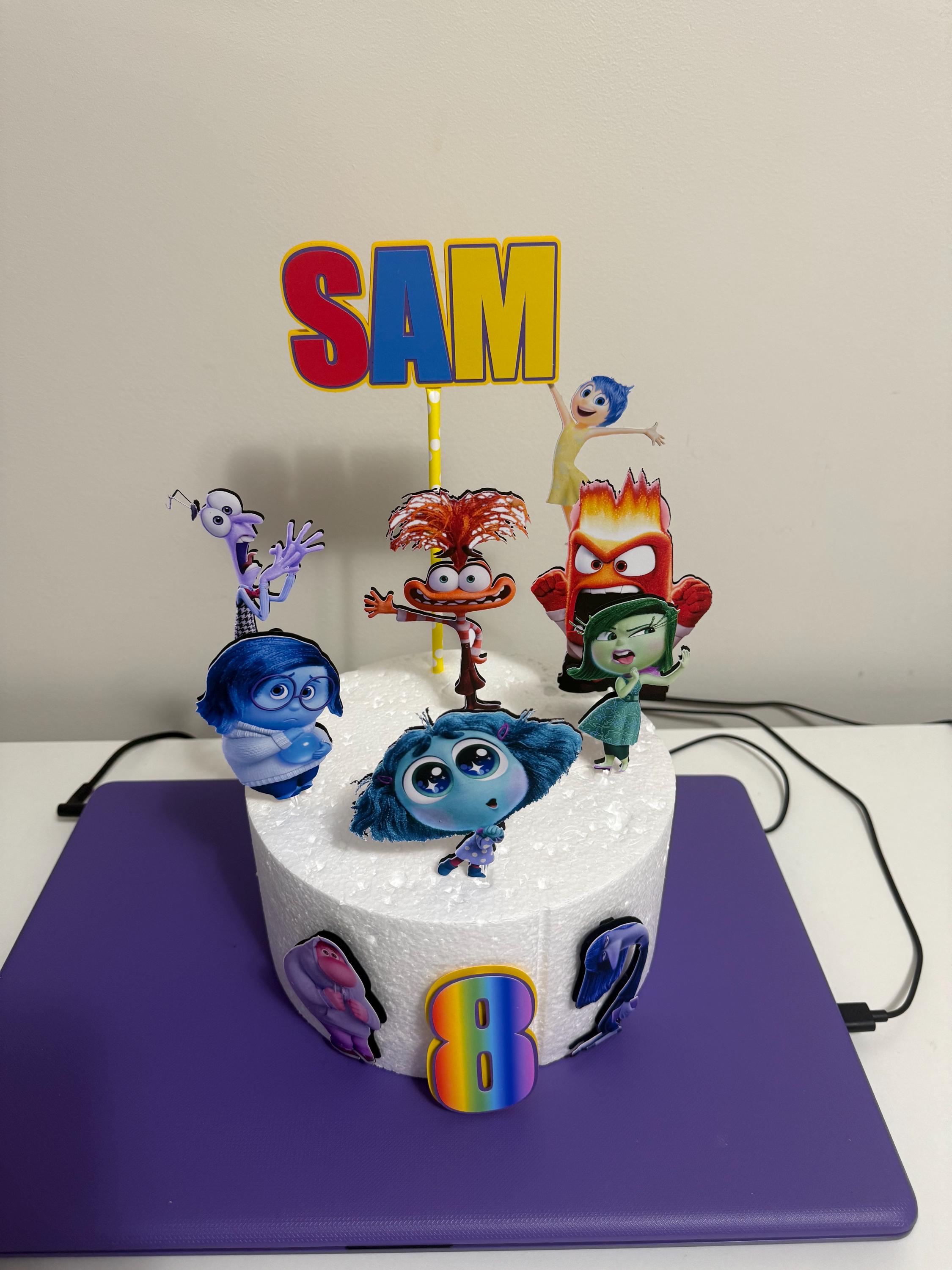 Inside Out Cake Topper - Etsy