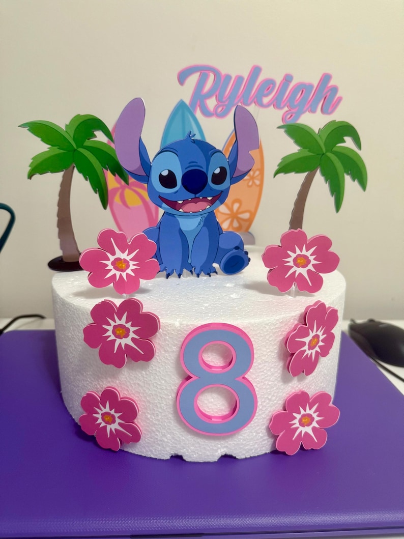 Stitch Cake Topper - Etsy