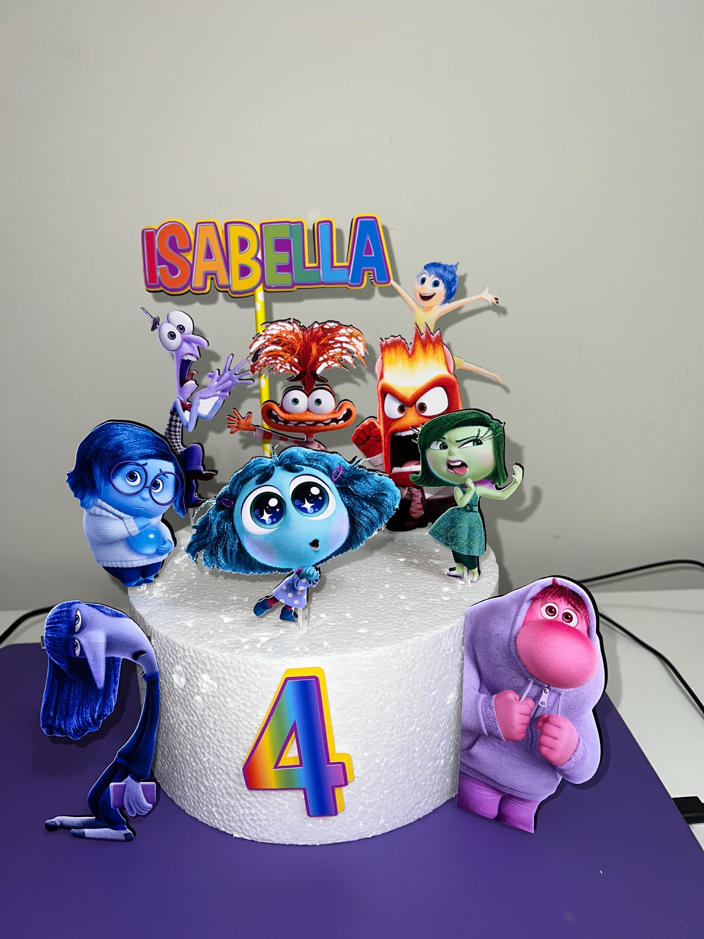 Inside Out Cake Topper - Etsy