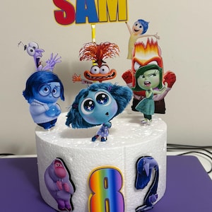 Inside Out Cake Topper - Etsy