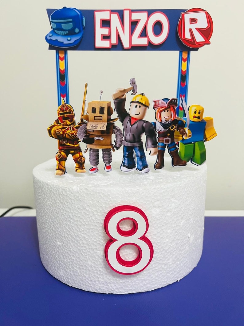 Roblox Cake Topper - Etsy