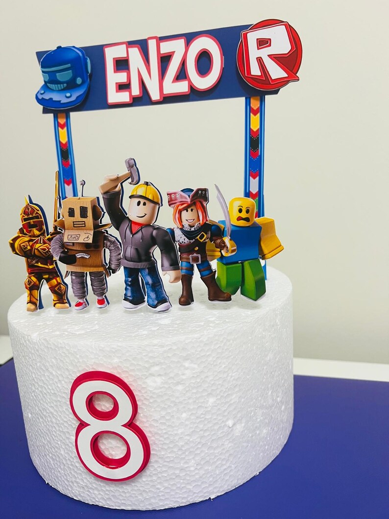 Roblox Cake Topper - Etsy