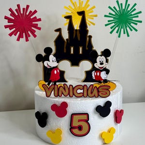Mickey Mouse Cake Topper - Etsy