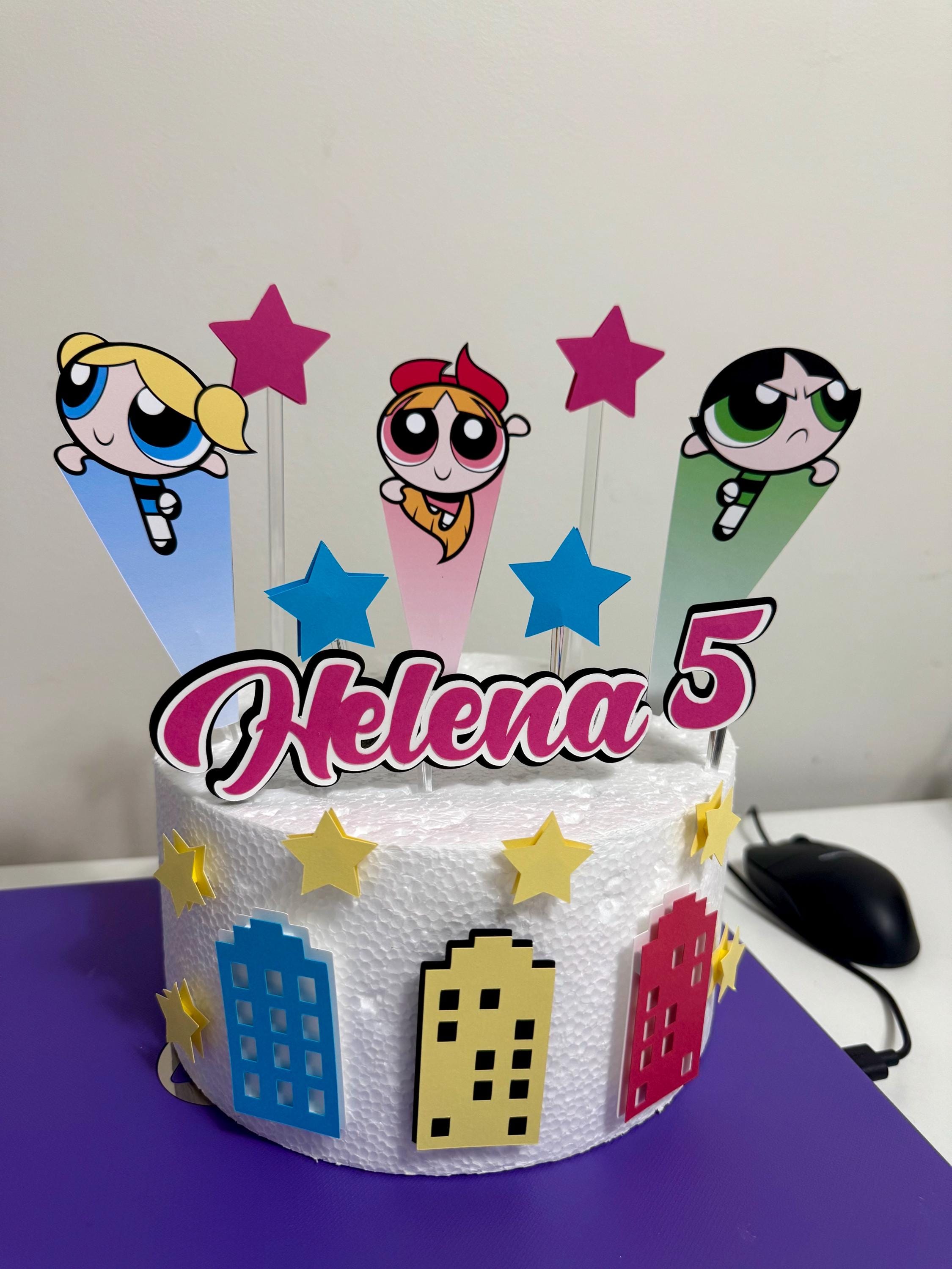 The Power Puff Girls Cake Topper - Power Girls - Etsy