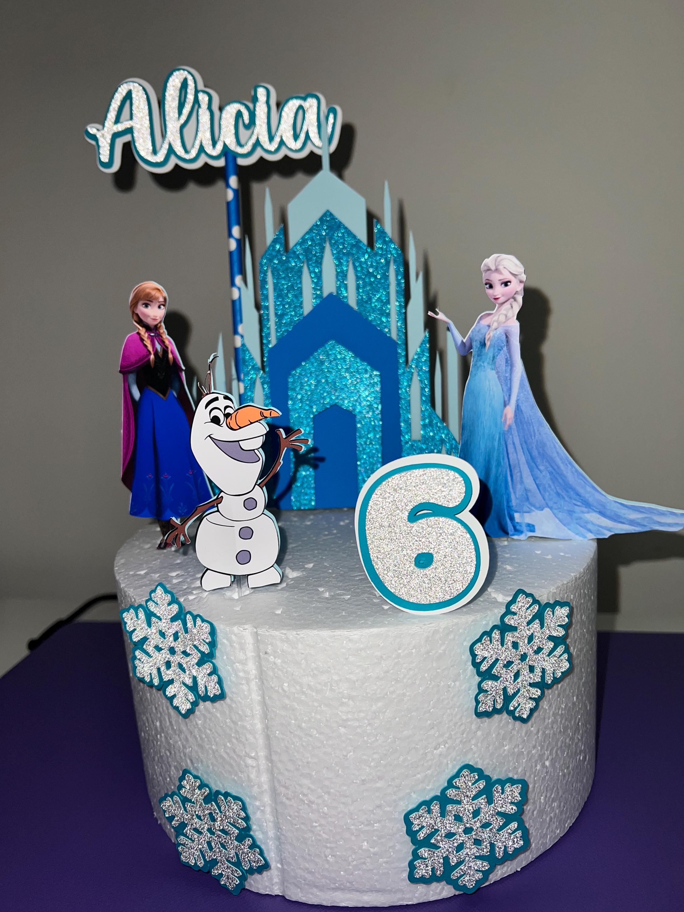 Frozen Cake Topper - Etsy