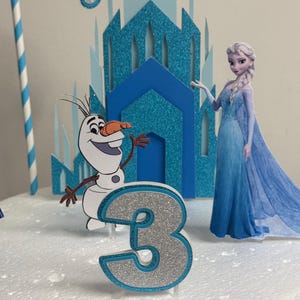 Frozen Cake Topper - Etsy