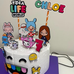Toca Boca Cake Topper- Toca Life - Etsy
