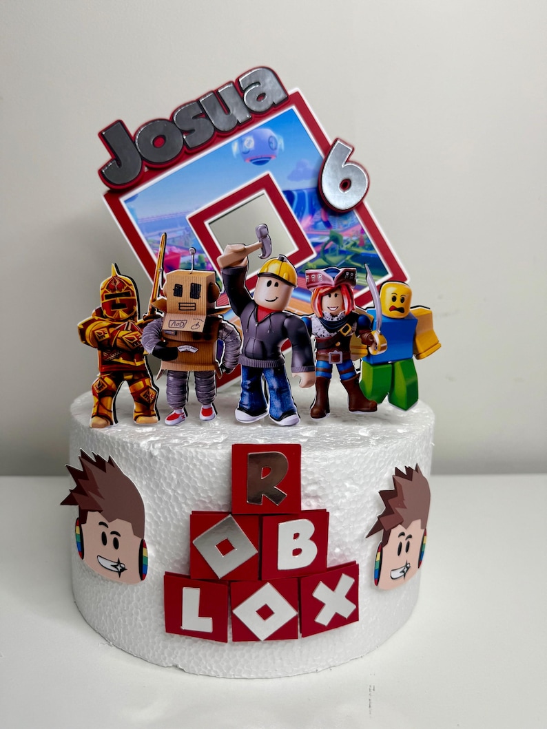 ROBLOX CAKE TOPPER - Etsy