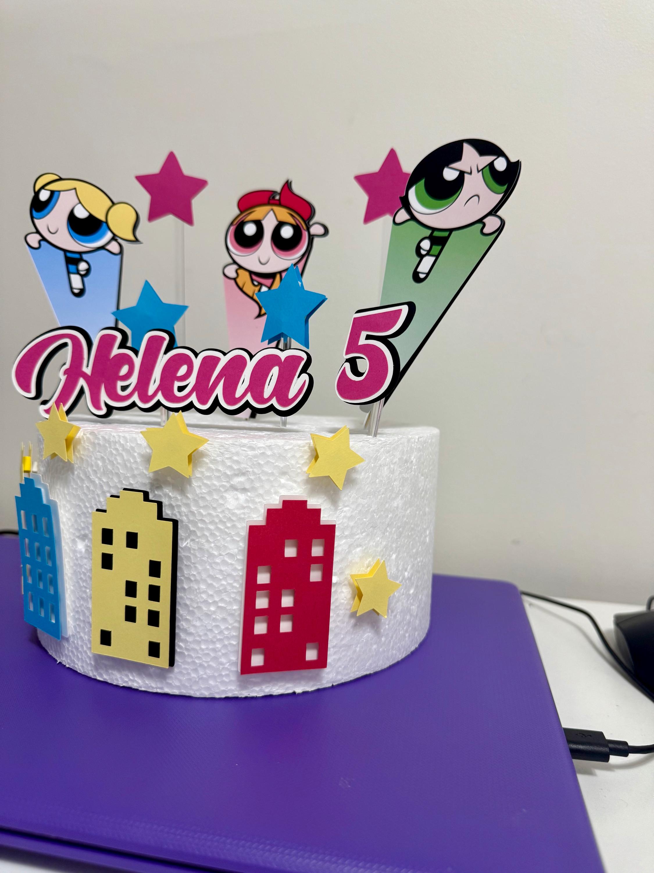 The Power Puff Girls Cake Topper - Power Girls - Etsy