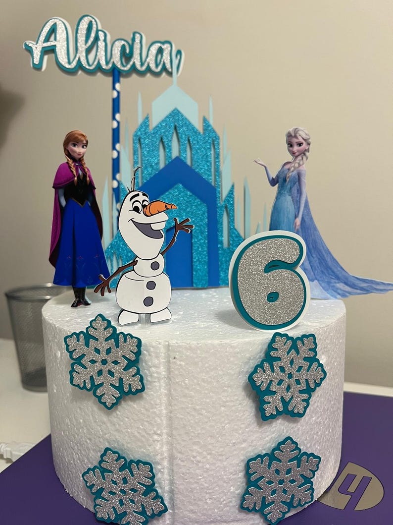 Frozen Cake Topper - Etsy