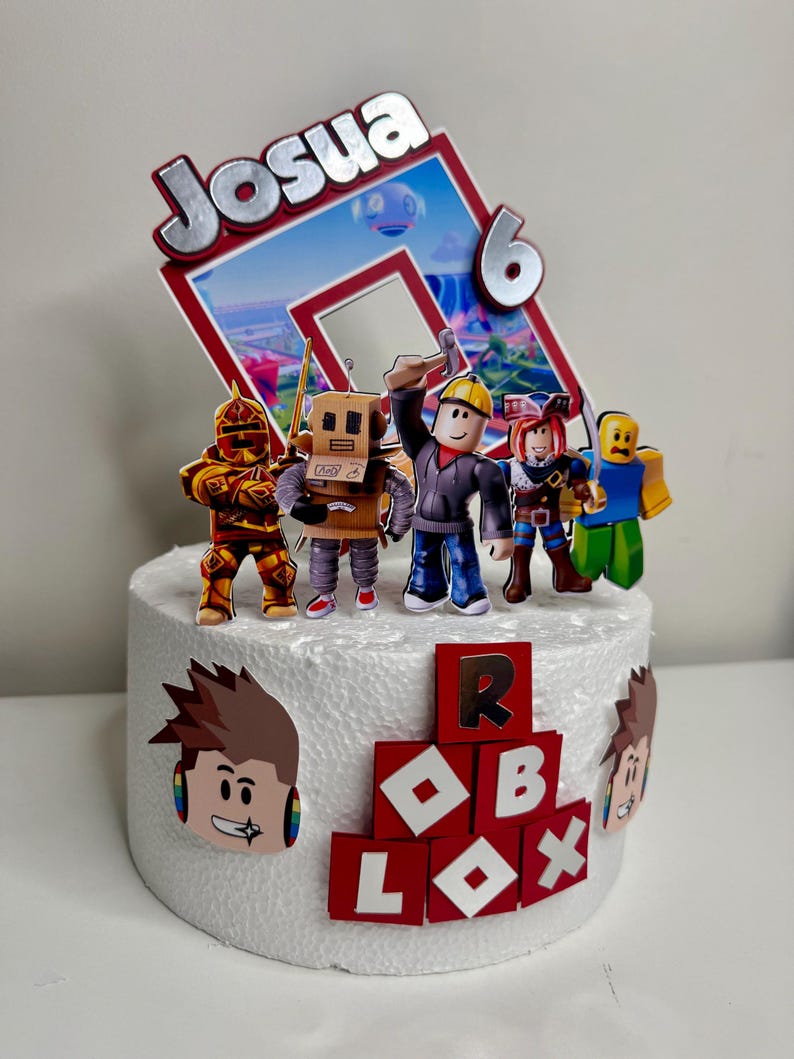 ROBLOX CAKE TOPPER - Etsy