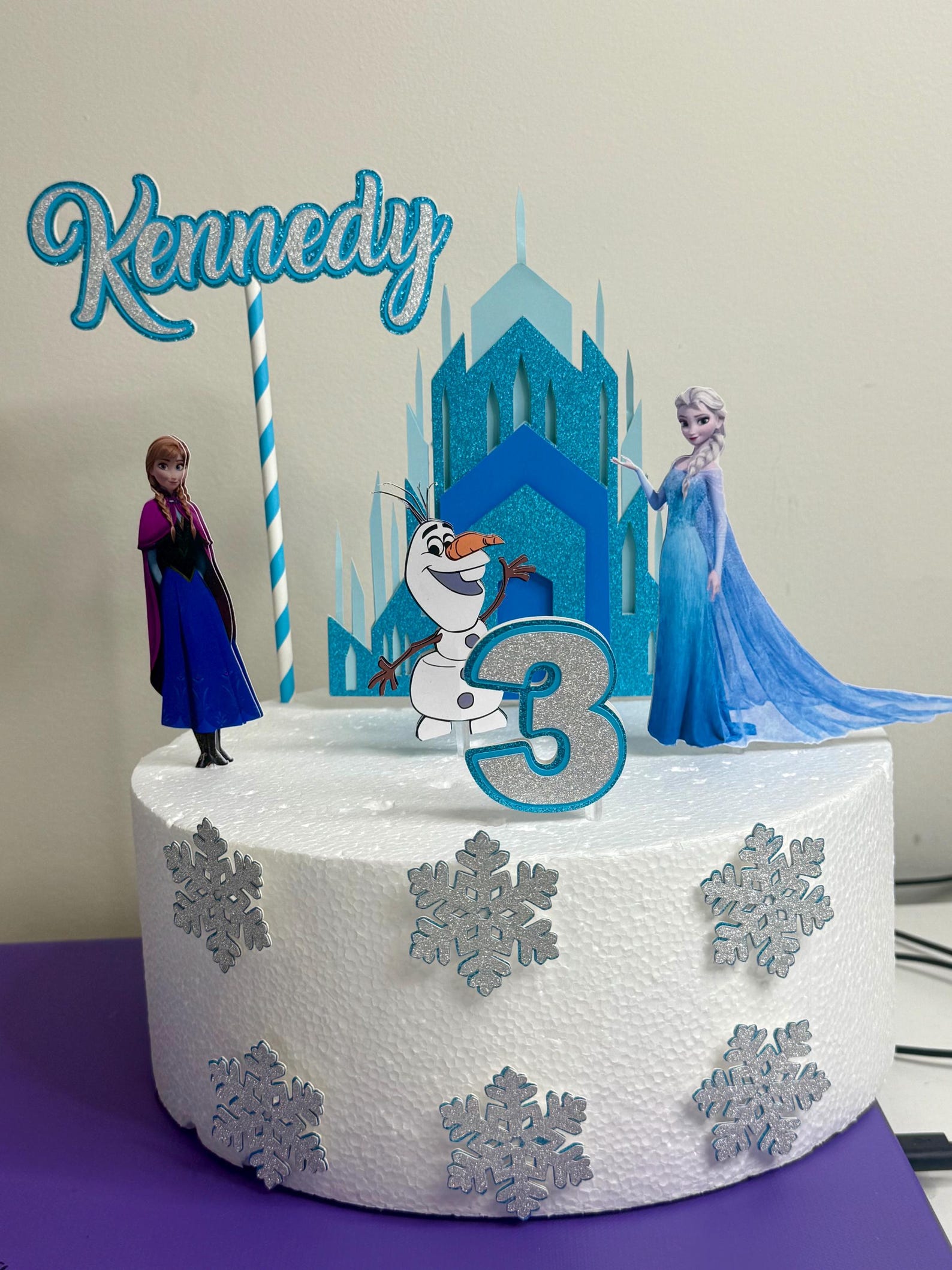 Frozen Cake Topper - Etsy