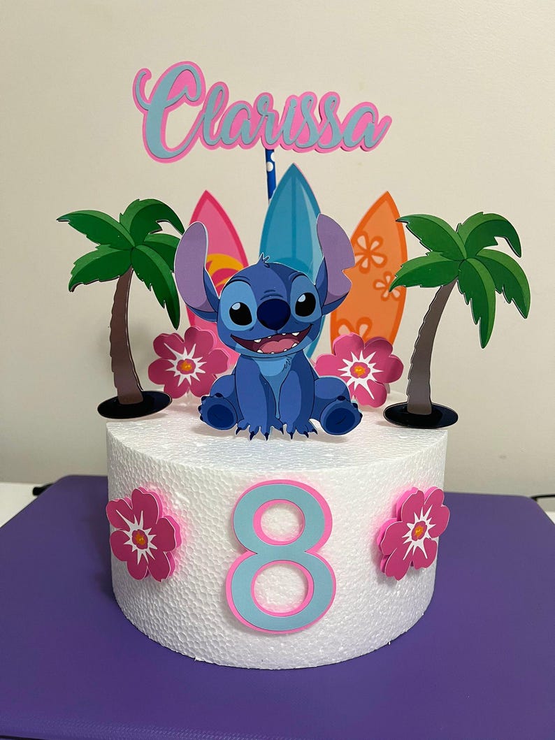 Stitch Cake Topper - Etsy