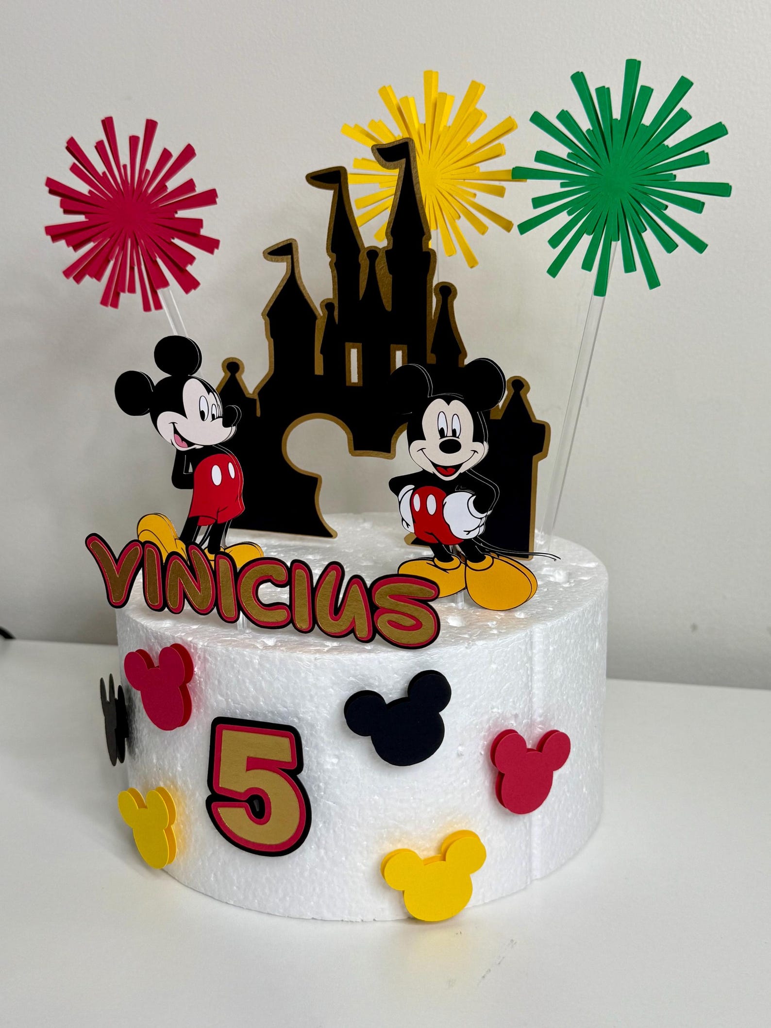 Mickey Mouse Cake Topper - Etsy