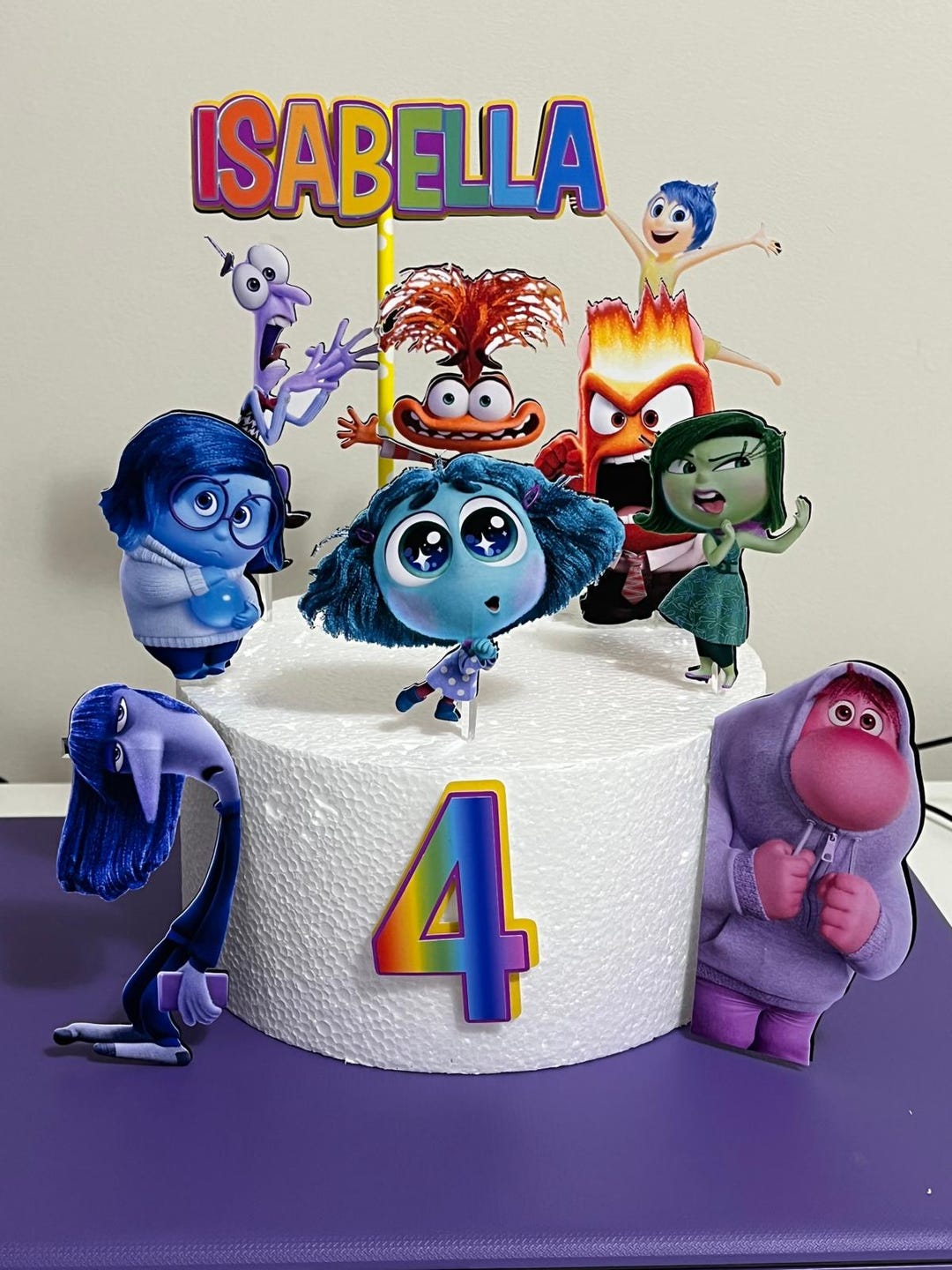 Inside Out Cake Topper - Etsy
