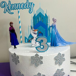 Frozen Cake Topper - Etsy