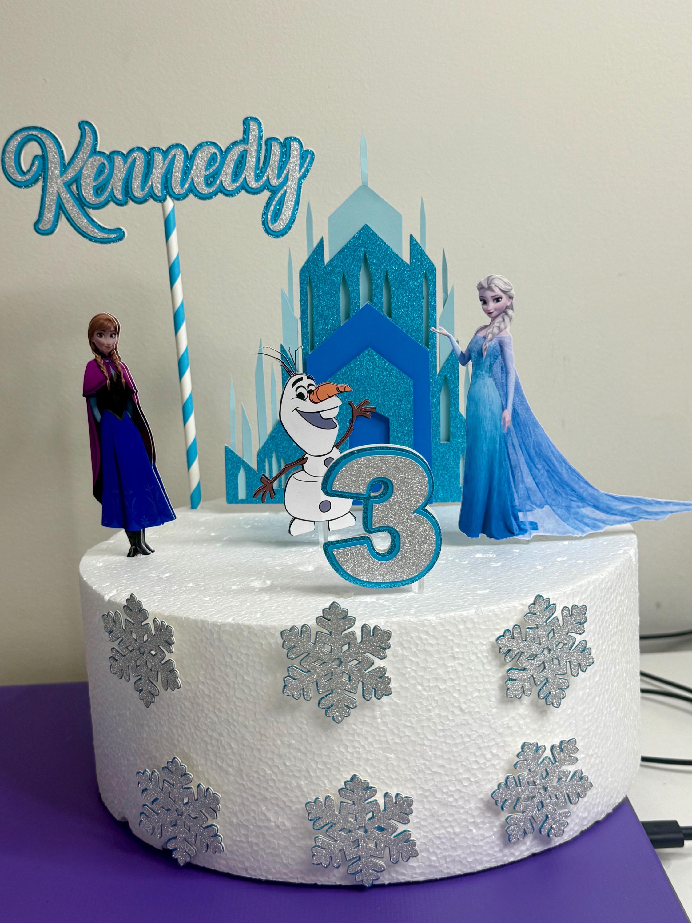 Frozen Cake Topper - Etsy