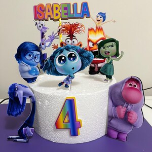 Inside Out Cake Topper - Etsy