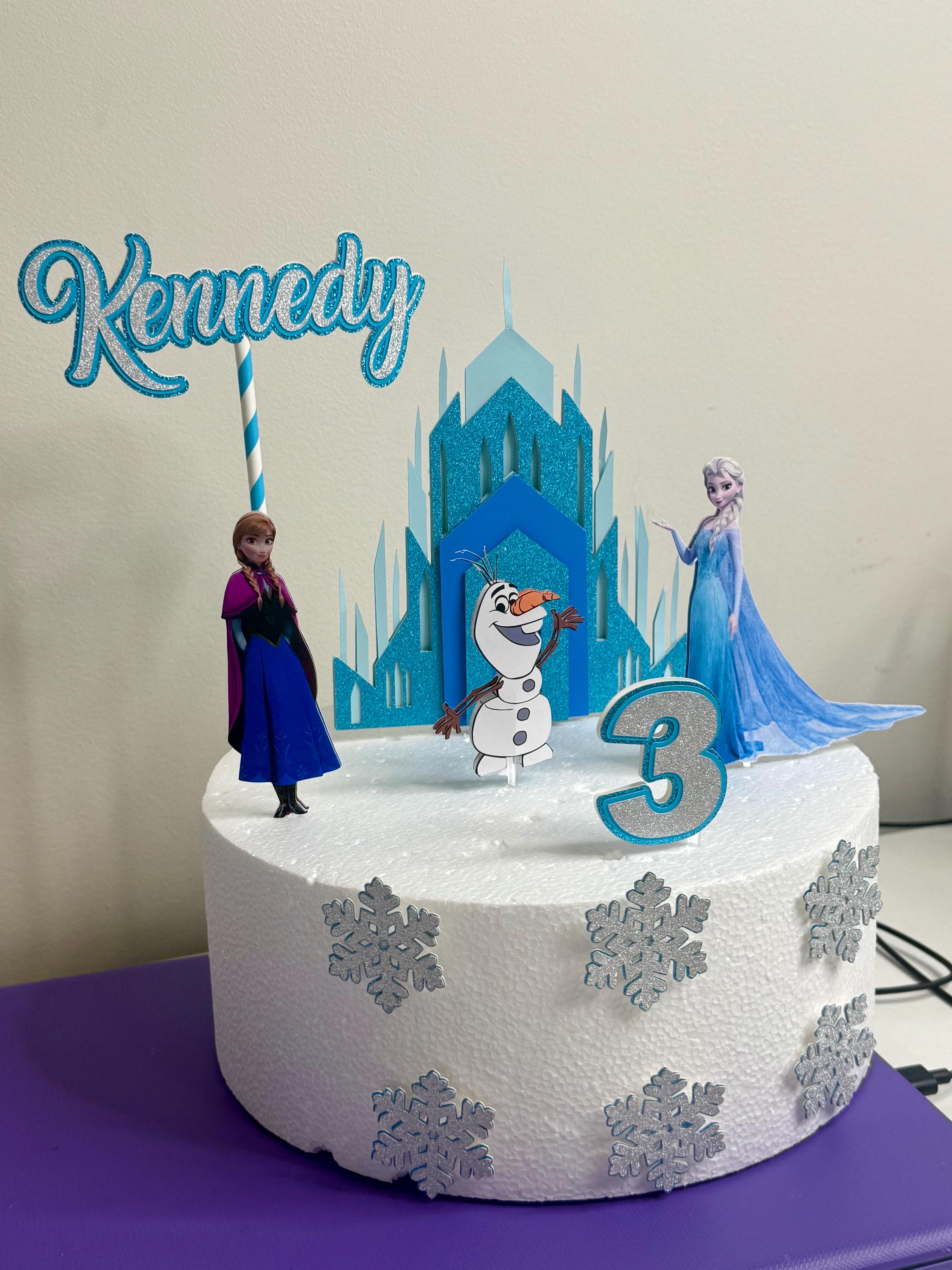 Frozen Cake Topper - Etsy