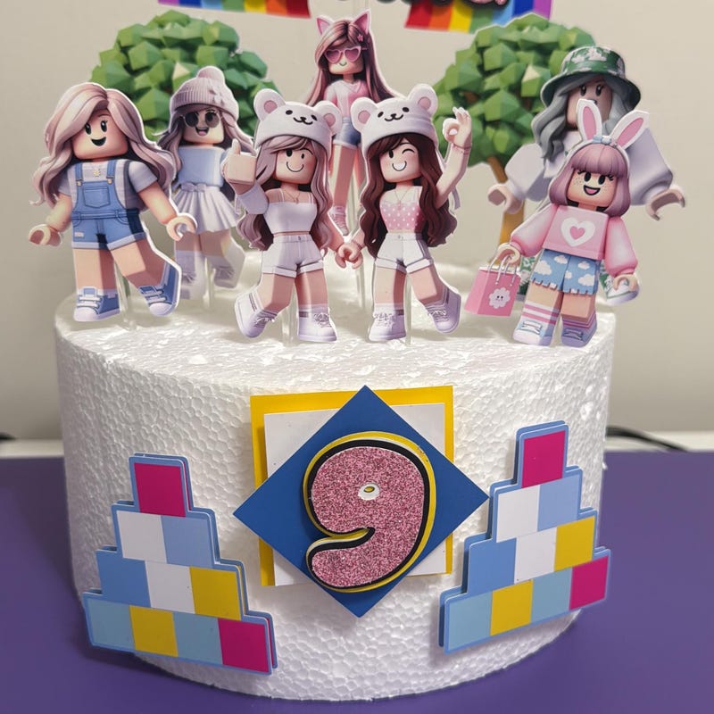 Roblox Girl Cake - Etsy