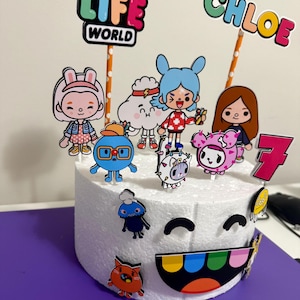 Toca Boca Cake Topper- Toca Life - Etsy