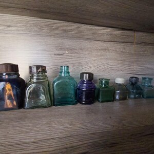 Antique Ink Bottles 1900-1940 Timeless Vintage Elegance for Collectors ...
