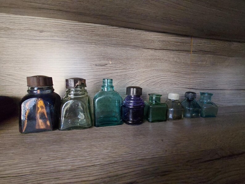 Antique Ink Bottles 1900-1940 Timeless Vintage Elegance for Collectors ...