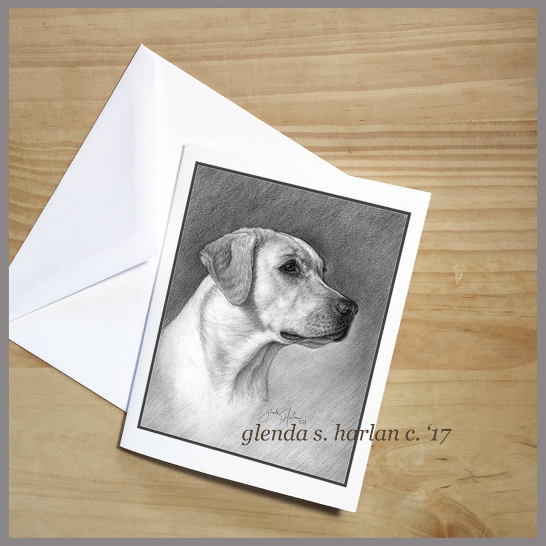 Labrador Retriever Note Cards Fine Art Dog Lover Gift Dog Mom Gift for ...