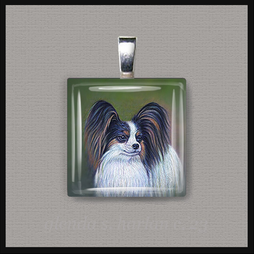 Tri Colored Papillon Fine Art Glass Pendant - Etsy