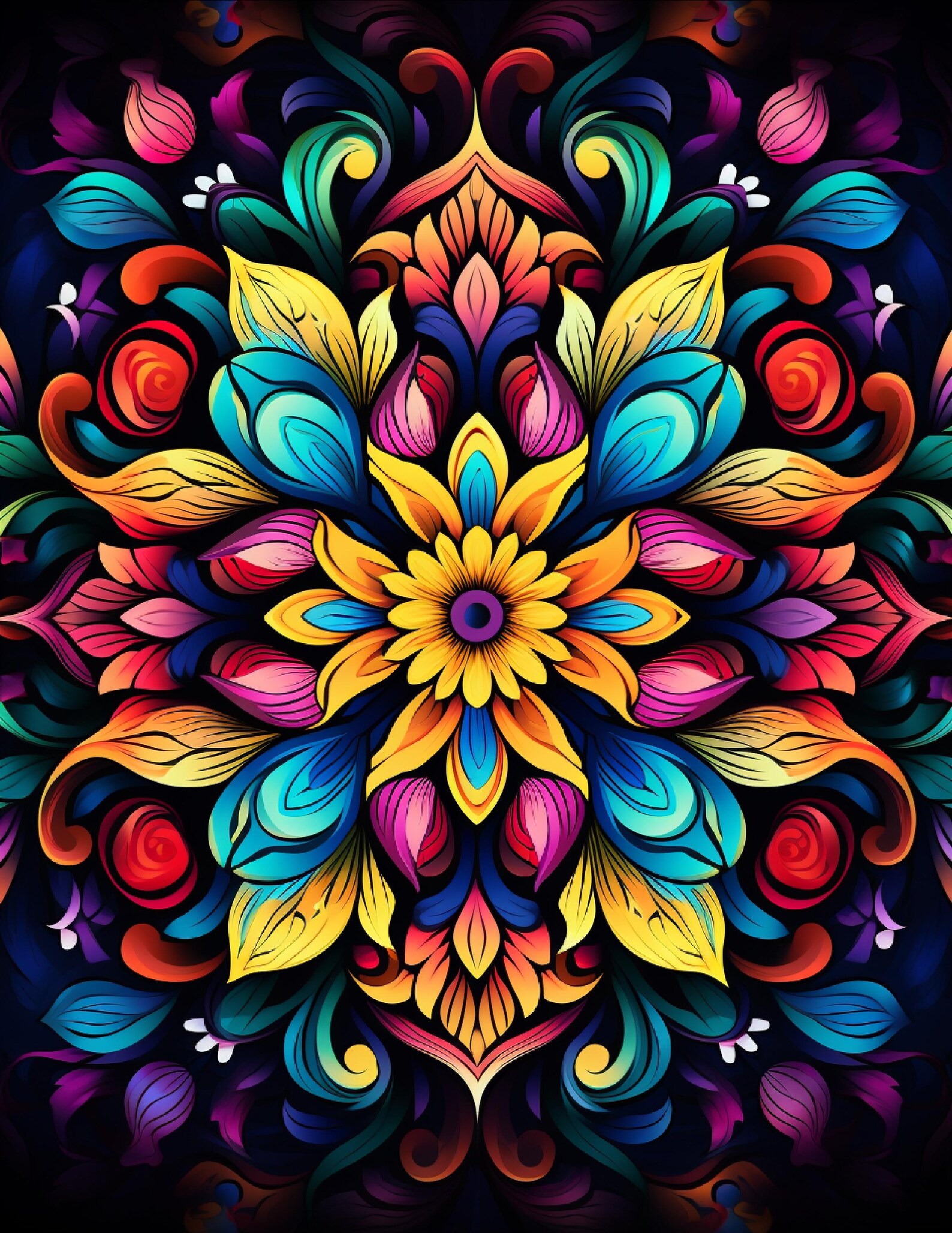 50 Mandalas to Color | Digital Coloring Pack for Adults & Children ...