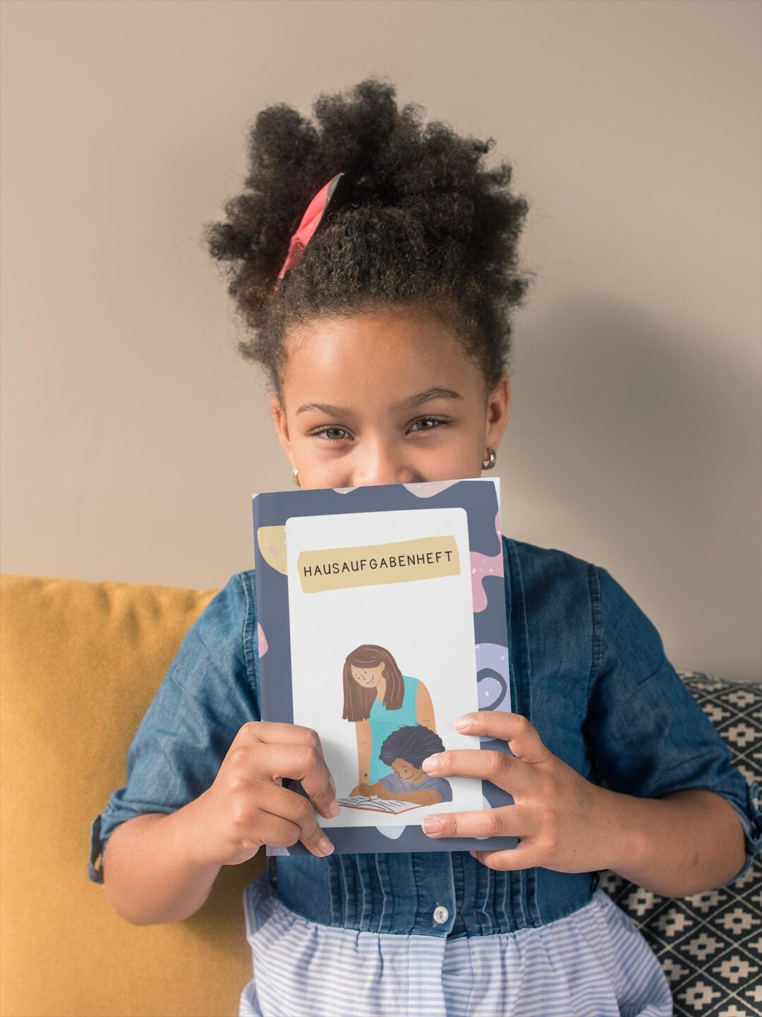 Homework Book Cover for Children & School Beginners Cute Planner Design ...