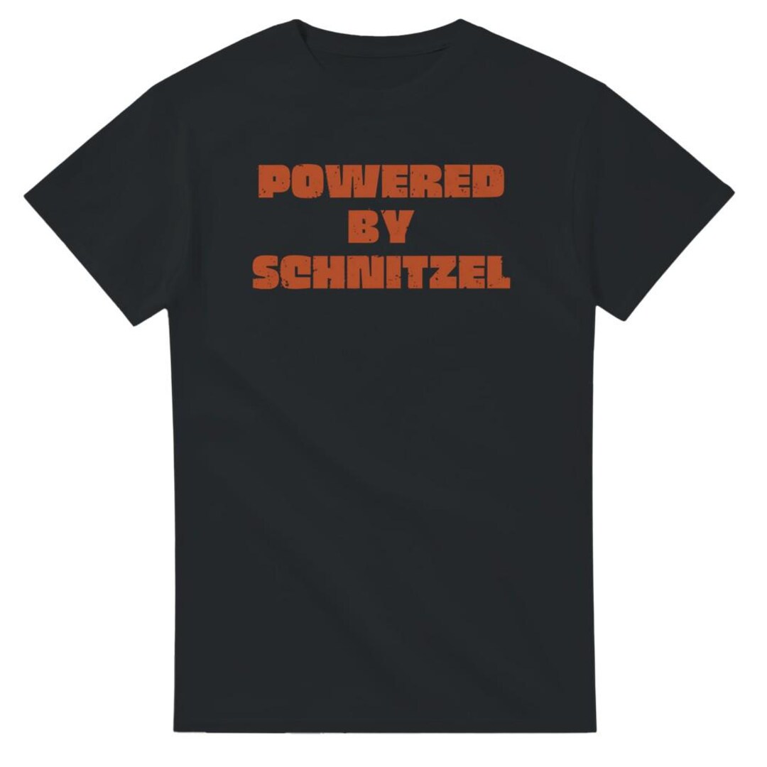 Powered by Schnitzel Schnitzel Shirt, Schnitzel Fans, Schnitzel T-shirt, Wiesn Shirt ...