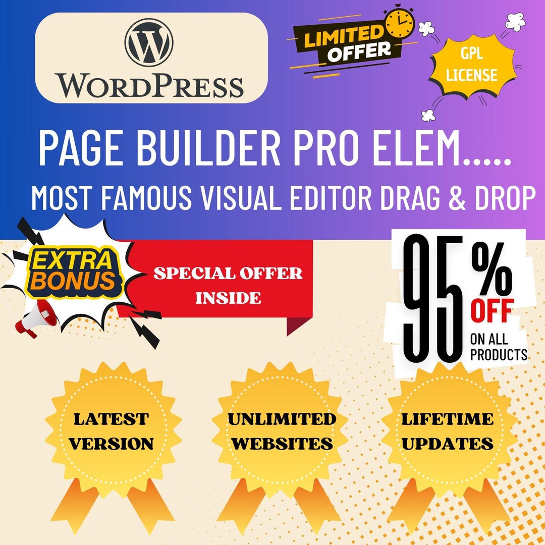 Most Famous Page Builder PRO El... 2025 Wordpress - GPL License ...
