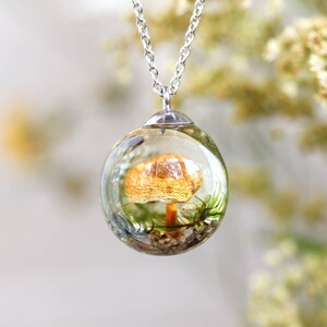 Nature Lover Necklace, Mushroom Necklace, Woodland Inspired Jewelry ...