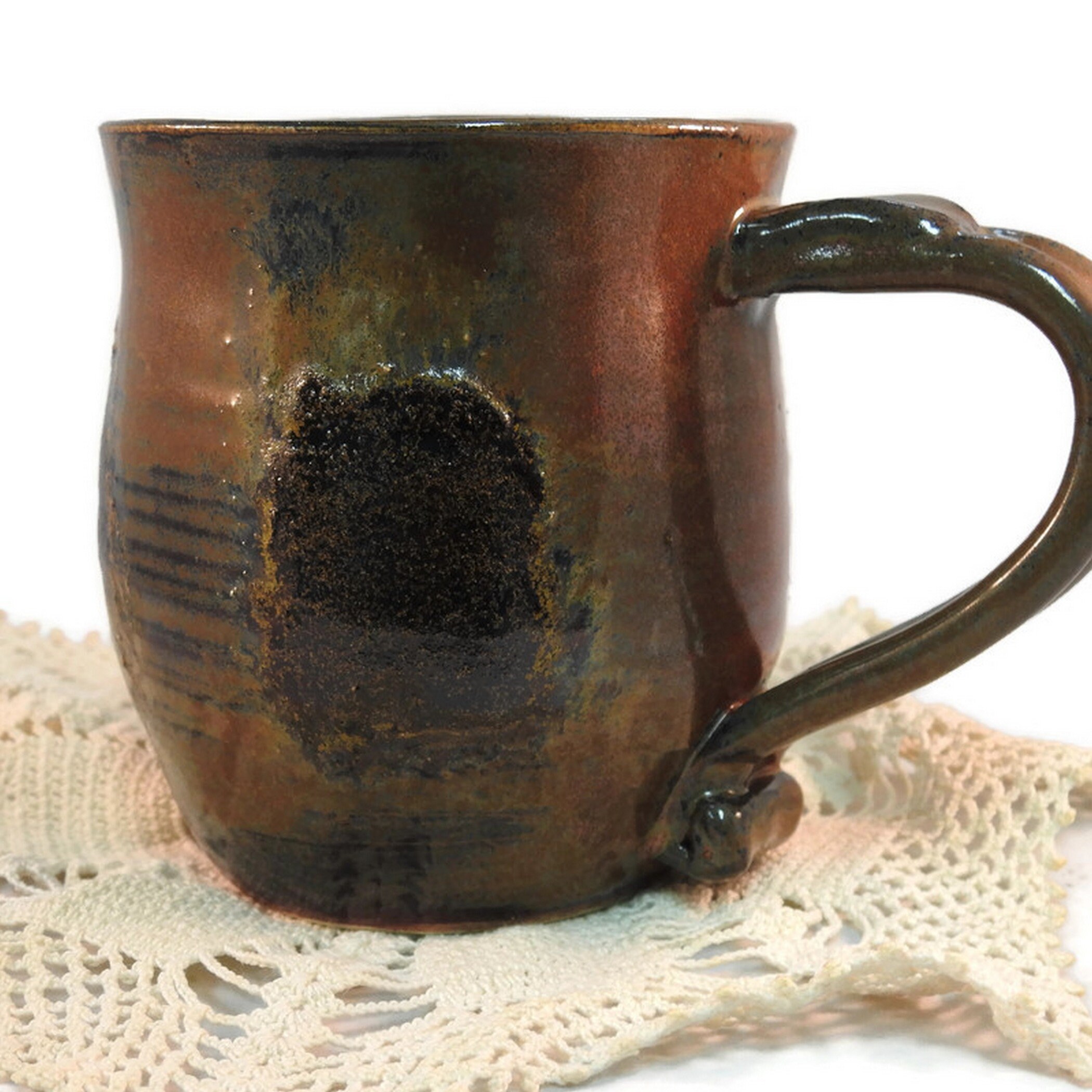 Ceramic Mug 10 Ounce Pottery Mug Coffee Mug hot Beverage Mug Pottery ...