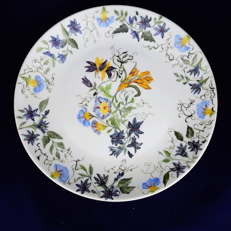 Decorative Dinner Plate Hand Painted Serving Cake Plate - Etsy