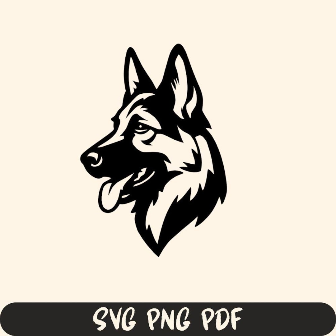 German Shepherd Dog SVG PNG Cut Files for Cricut/silhouette Digital ...