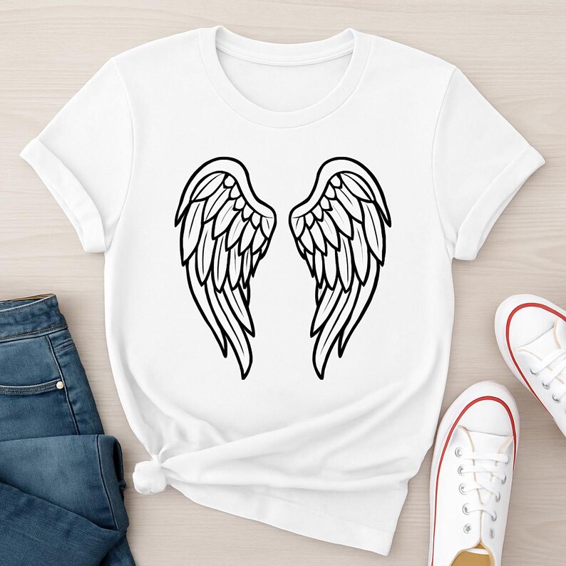 Angel Wings SVG, Wings PNG Clipart, Cutting Files for Cricut ...