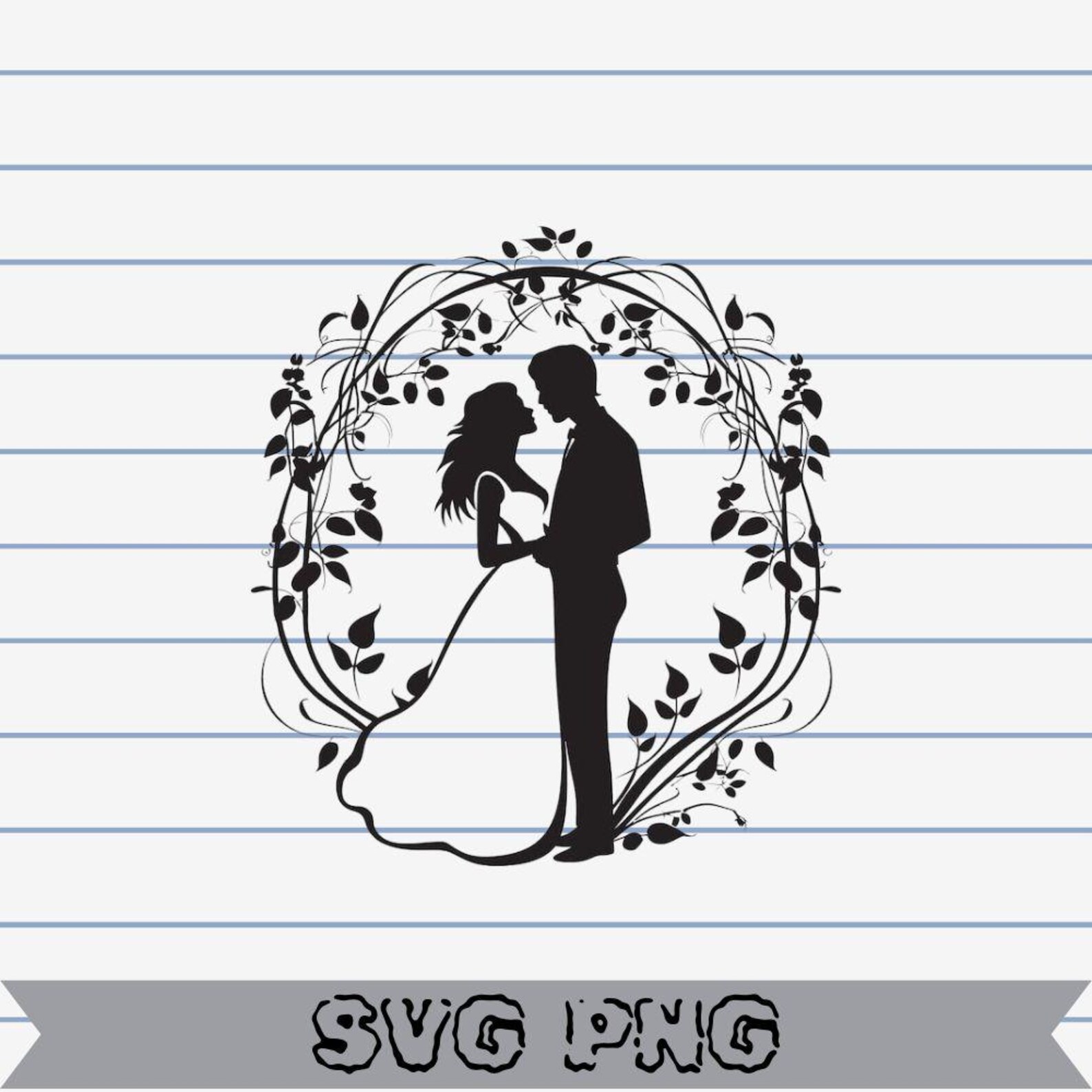 Wedding Heart Svg, Wedding Svg, Bride and Groom Svg,celebration Wedding ...