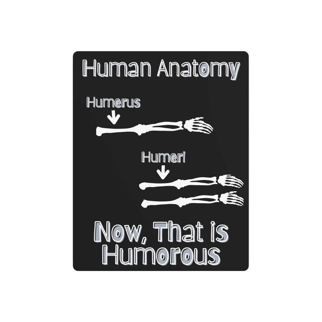 Humerus Metal Wall Sign - Etsy
