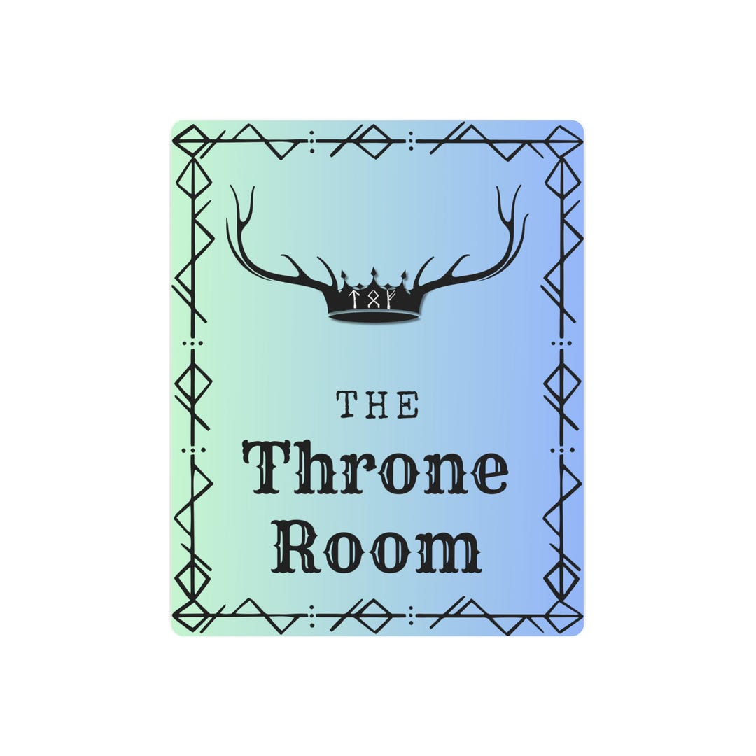 Metal Art Sign, Viking Bathroom Door Sign, Rustic Home Decor, Nordic ...